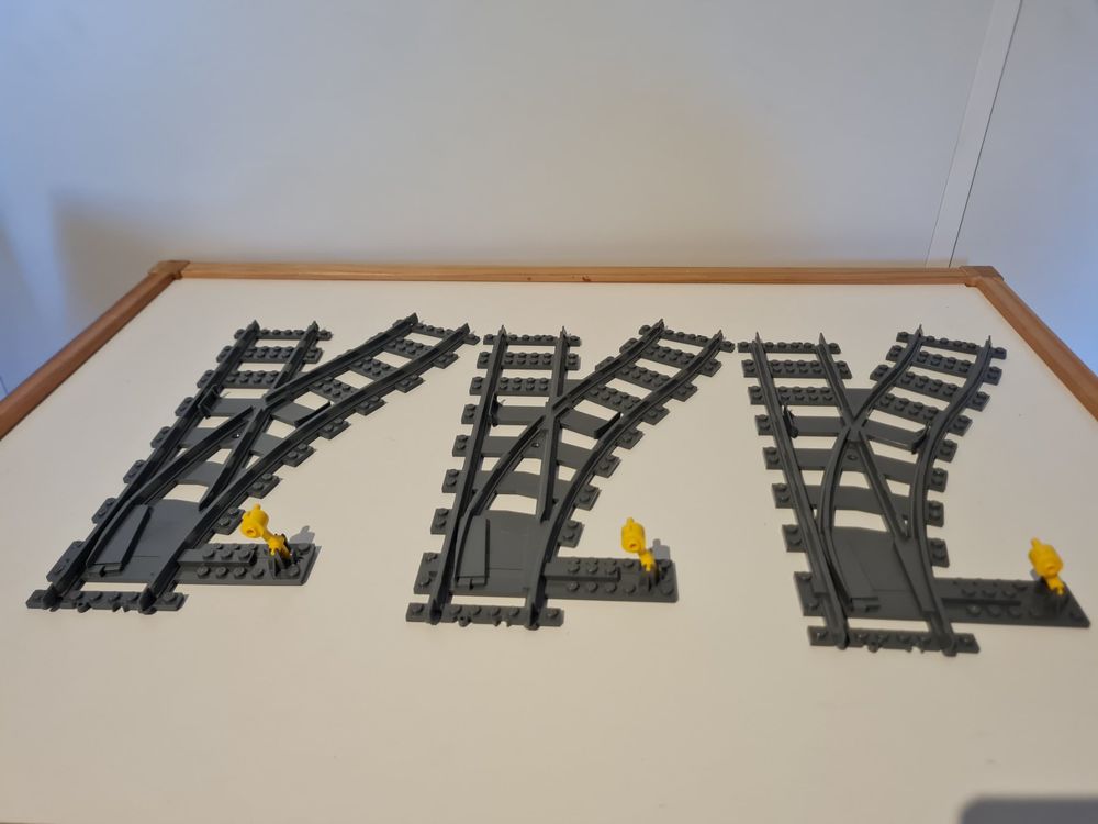 Lego City Zug Schienen Weichen Set XXL (3x Weichenpaare) | Kaufen auf ...