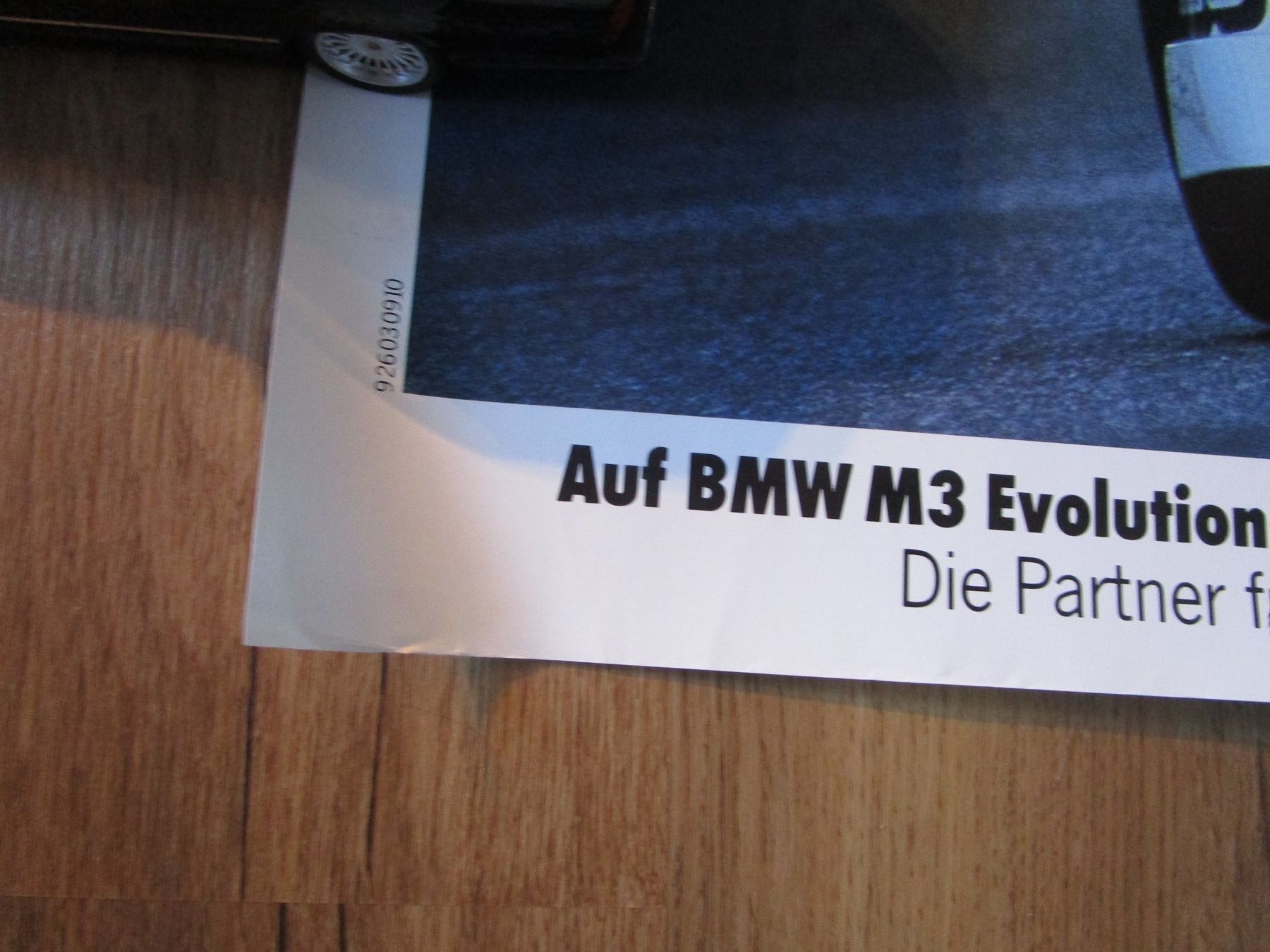 BMW M3 EVOLUTION E-30 DTM BMW WERBE POSTER 90ER SEHR SELTEN (Gebraucht ...