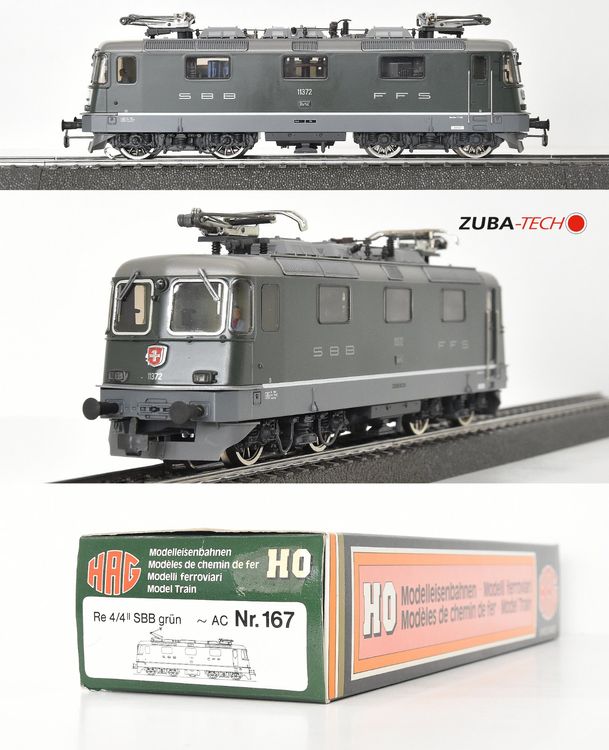 HAG 167 E-Lok Re 4/4 II SBB H0 WS Analog mit OVP | Kaufen auf Ricardo