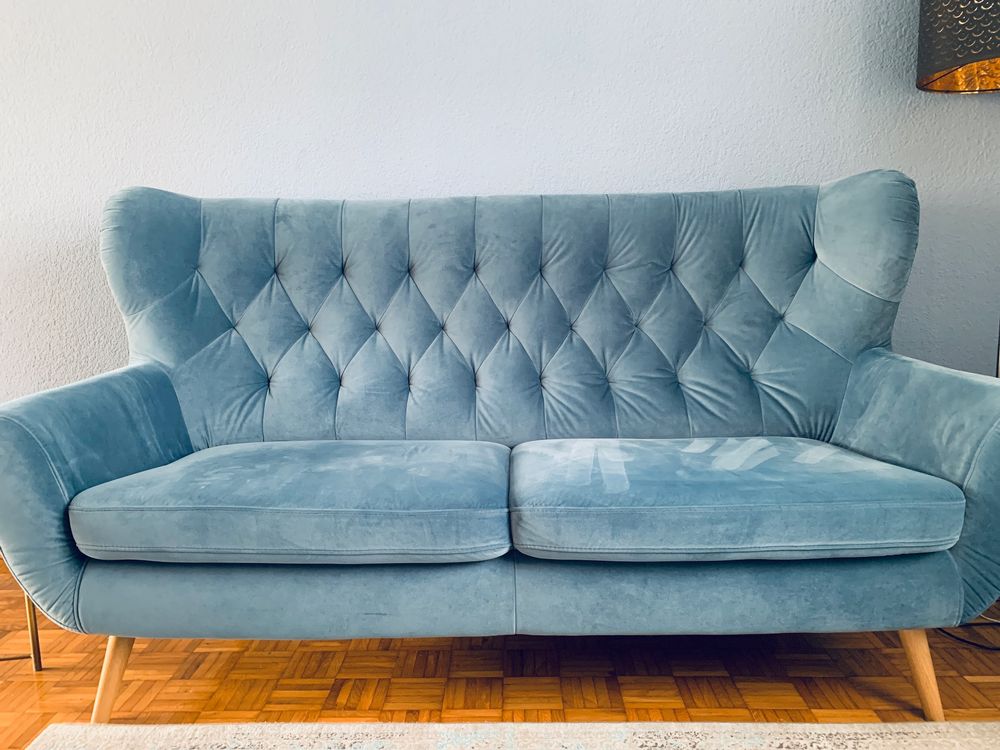 Sofa 3er-Sitz Mikrofaser (Gebraucht) in St. Margrethen für CHF 500 – nur Abholung auf Ricardo kaufen