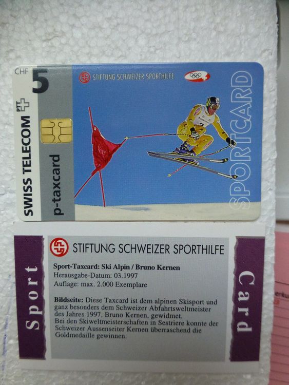 TC Sport-Card Ski Alpin / Bruno Kernen (Neu (gemäss Beschreibung)) in ...