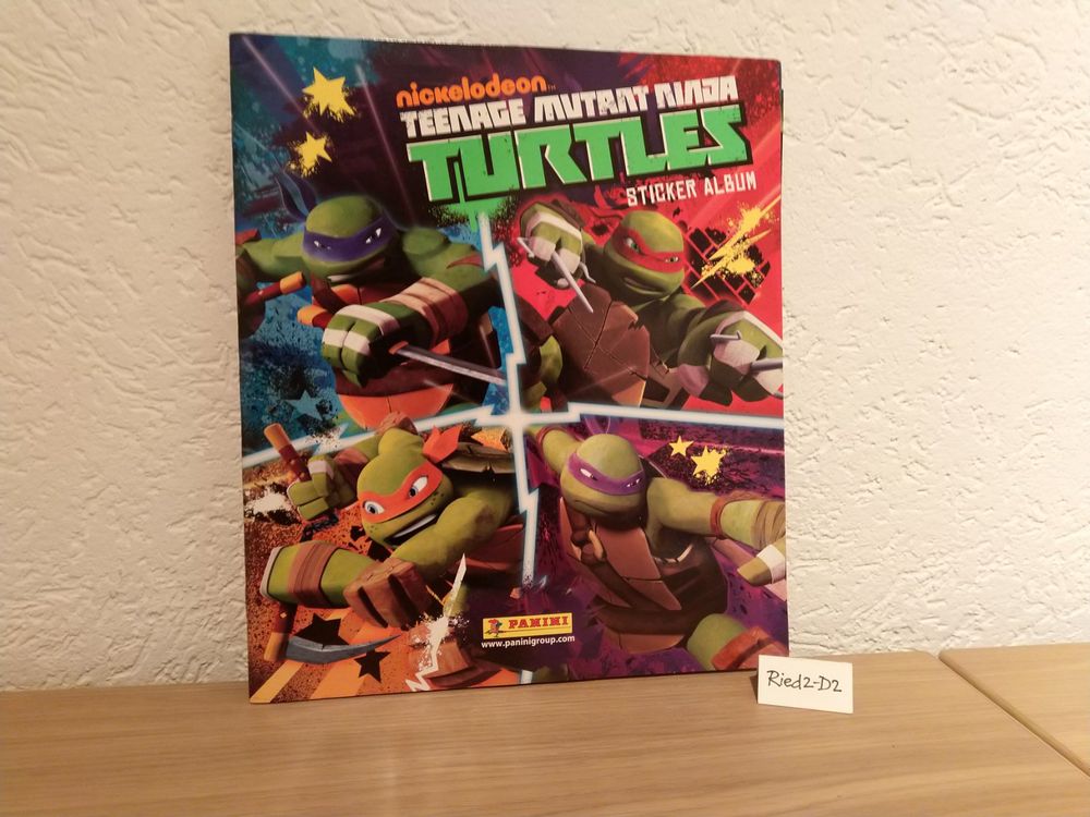 Teenage Mutant Ninja Turtles Tortues Ninja Album Panini 100% (Gebraucht ...
