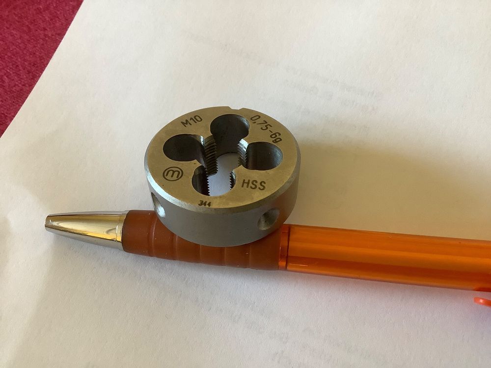 M10 x 0.75 Schneideisen Filière, unbenutzt von MANIGLEY (Neu (gemäss Beschreibung)) in Widnau ...