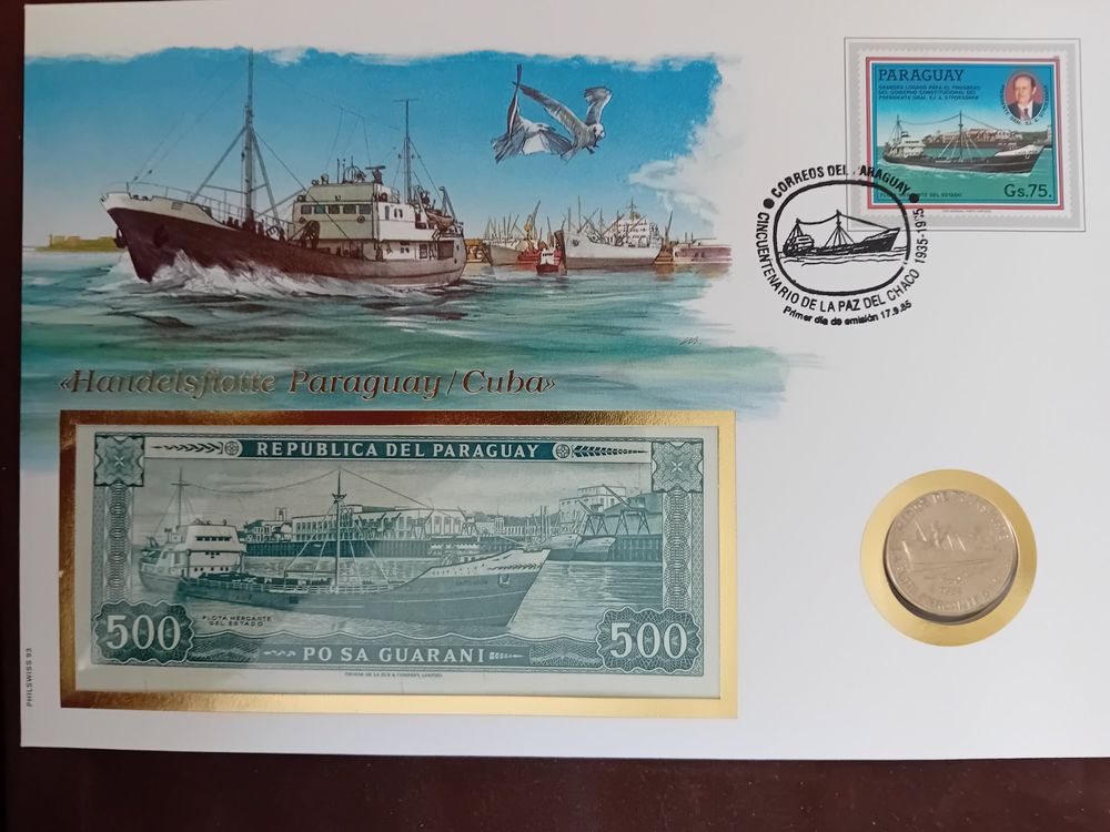 Banknotenbrief mit Münze Paraguay (Neu und originalverpackt) in Muralto für CHF 8.95 – mit ...