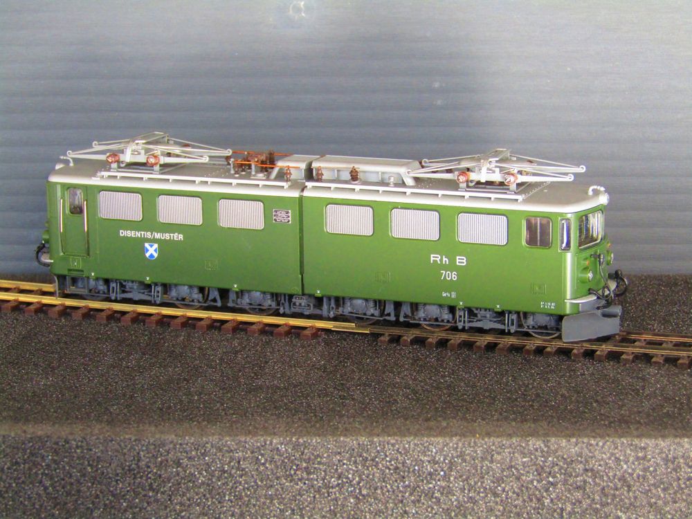 Bemo Lok Ge 6/6 II digital plus Güterwagen Set (Neu (gemäss ...