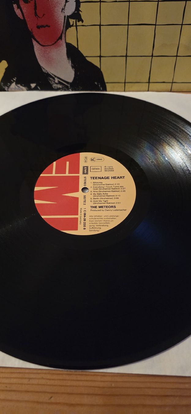 The Meteors - Teenage Heart - Vinyle Rare - 1979 G,Vg (D'occasion) à ...