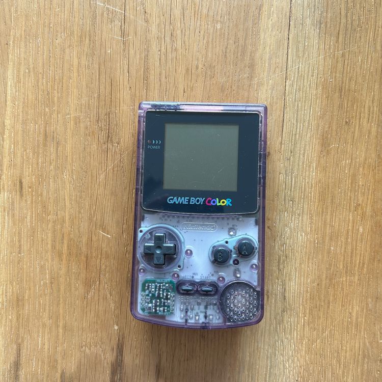 Gameboy color transparent purple violet Nintendo (Gebraucht) in Genève ...