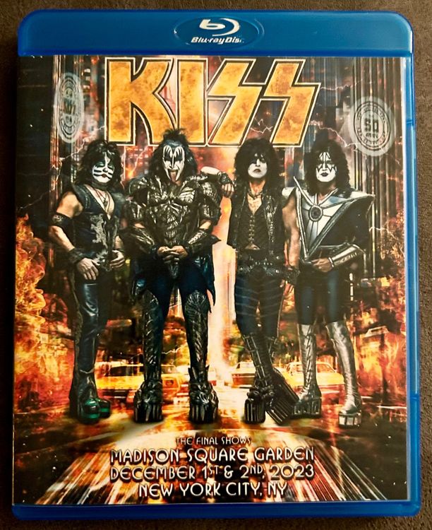 KISS „THE FINAL SHOW - MSG DEC 2, 2023“ BLURAY 202min! (Neu (gemäss ...