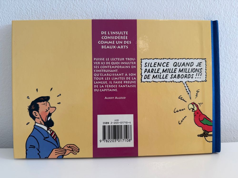 TINTIN Le Haddock illustré Intégrale des jurons du capitaine (Neuf ...