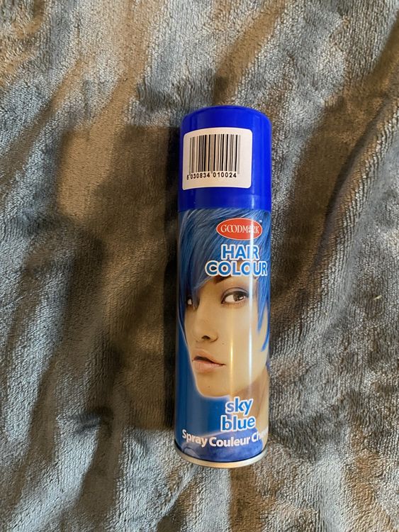 Haar Color spray Sky blue (Gebraucht) in Aefligen für CHF 1 – mit ...