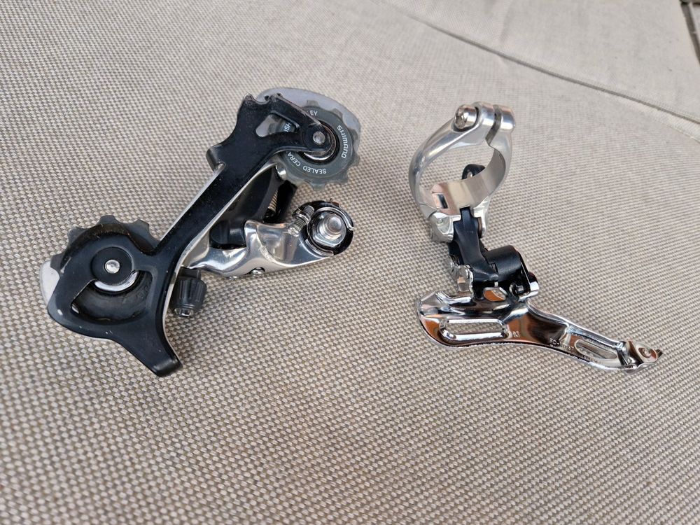 SHIMANO Deore XT Schaltung RD-M737 und Umwerfer FD-M737 (Gebraucht) in Nürensdorf für CHF 45 ...