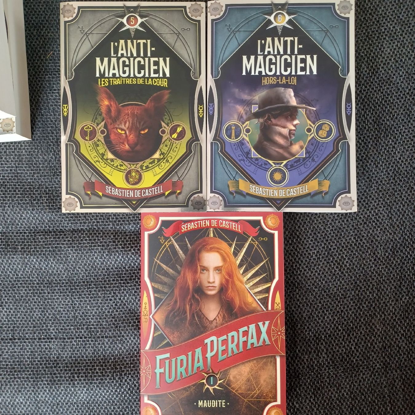 Lot de livres Sébastien de Castell: L'Anti-Magicien et Furia (Neuf ...