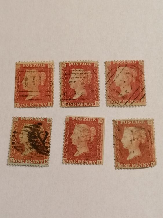 6mal One Penny red 1856-81 | Kaufen auf Ricardo