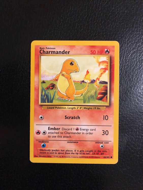 Base Set Charmander 46/102 Ab 1 (Gebraucht) in Paradiso für CHF 3 – mit ...