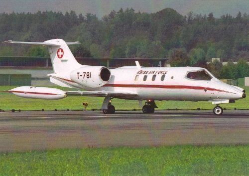 Postcard Swiss AF Learjet T-781 | Kaufen auf Ricardo