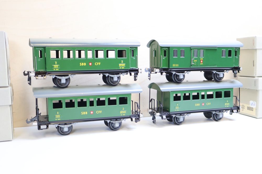 BUCO 4 x SBB Personenwagen - Spur 0 - Schönen Modelle | Kaufen auf Ricardo