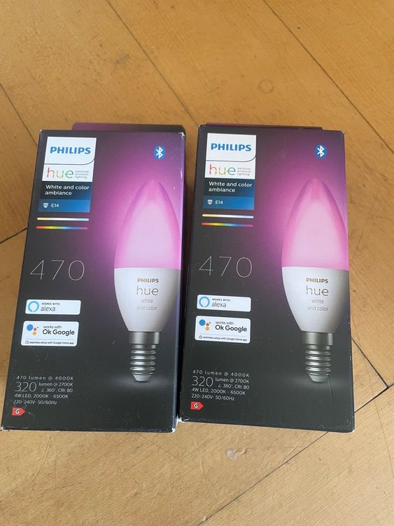 hue white ambiance & color e14 2 Stk. | Kaufen auf Ricardo