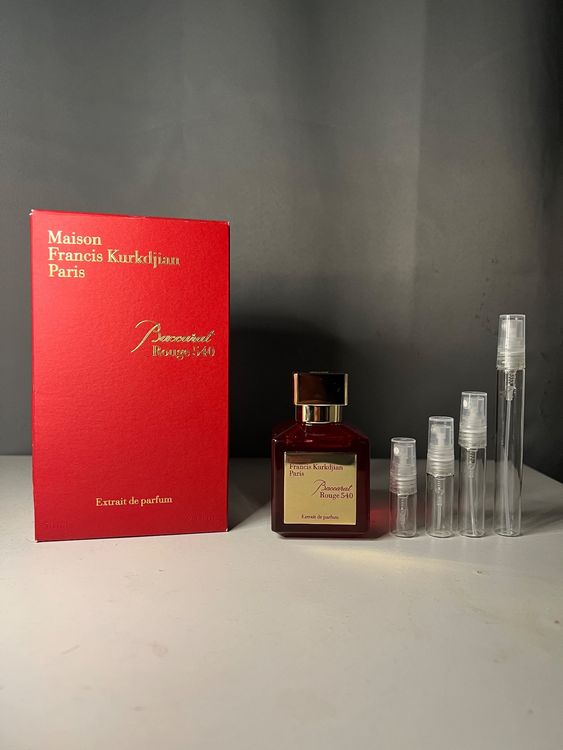 Maison Francis Kurkdjian - Baccarat Rouge 540 extrait sample (Neu und originalverpackt) in ...