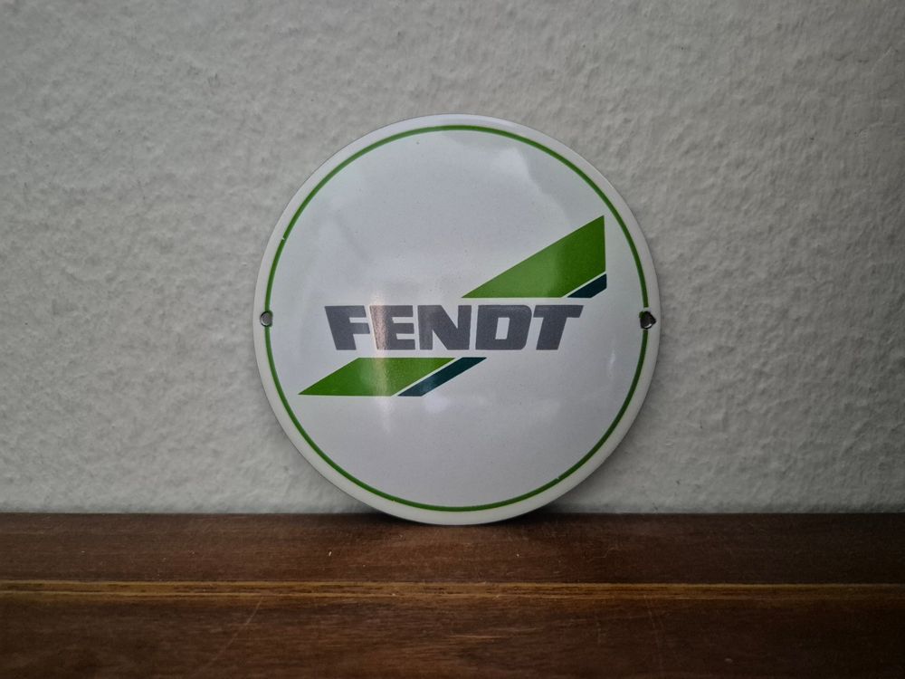 Emailschild Fendt Traktor Logo Schlepper Emaille Schild Deko (Neu ...