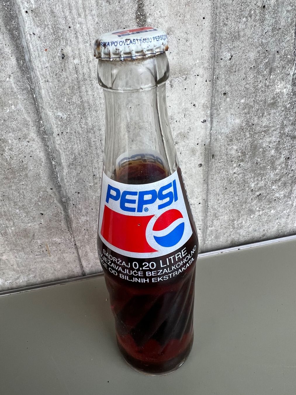 Pepsi Cola Flasche Vintage 0.2L, Jahrgang 1995, Selten! (Gebraucht) in ...