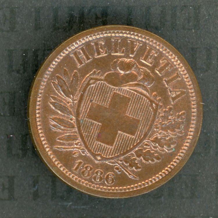 CHF___0.02 1886 -stgl 2 Rappen | Kaufen auf Ricardo