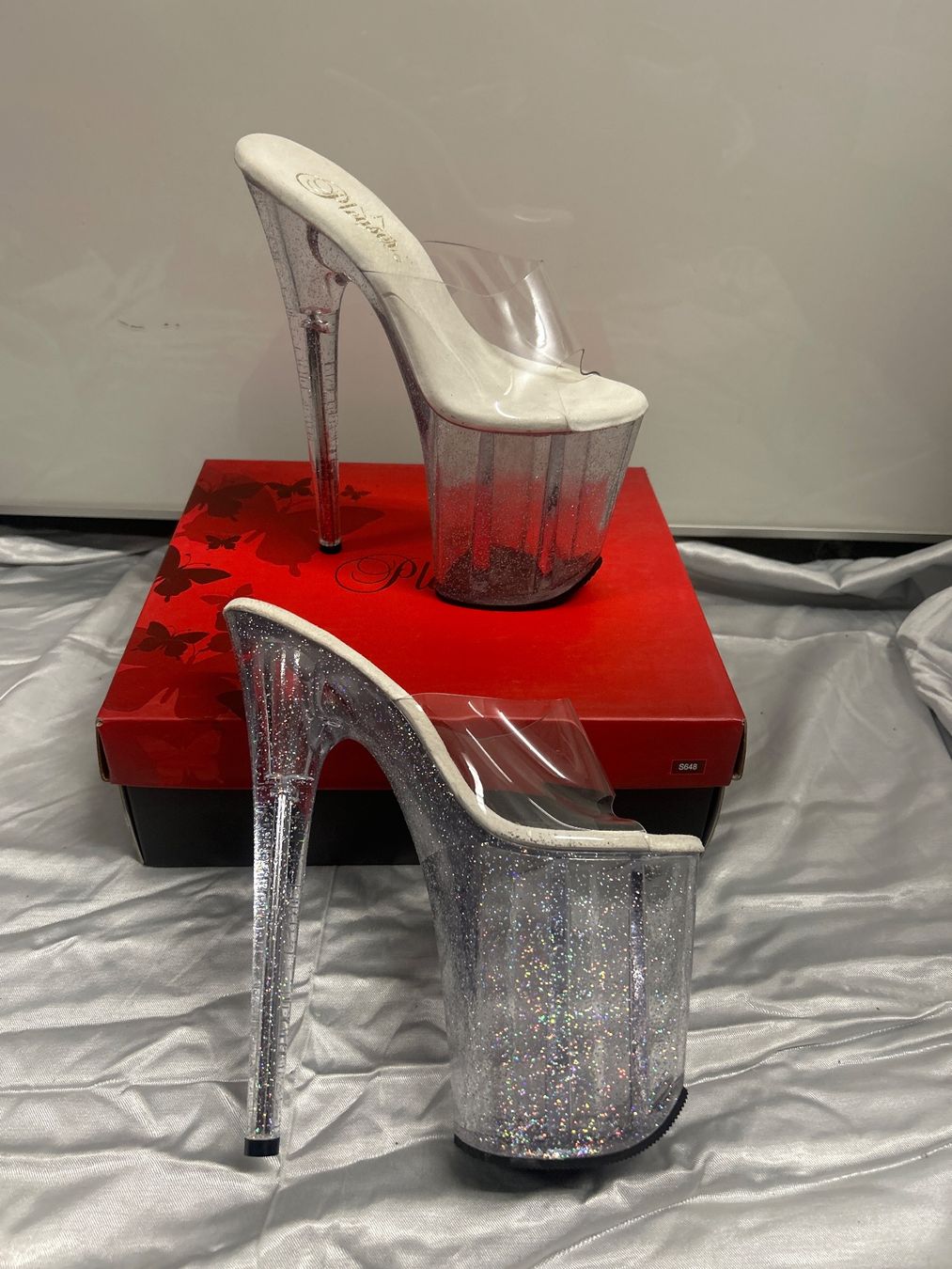 Sexy Pleaser Flamingo Platform Pole Dance Plateau Gr 35 Neu (Neu und ...