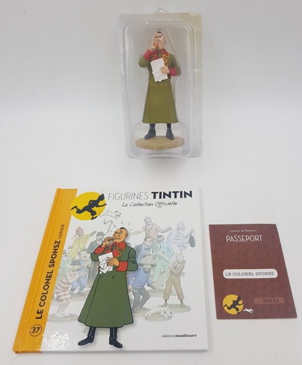 Hergé - Figurine Tintin 37 - Le Colonel Sponsz | Kaufen auf Ricardo