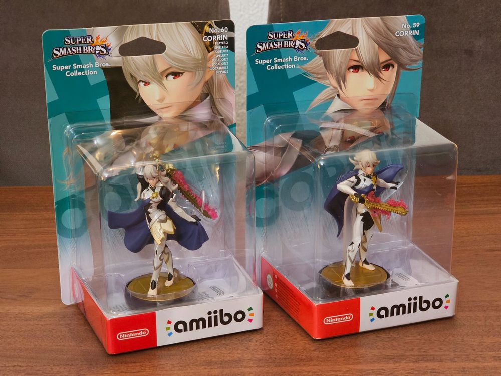 Super Smash Bros. No. 59 & 60 - Corrin Amiibos / Neu & OVP (Neu und ...