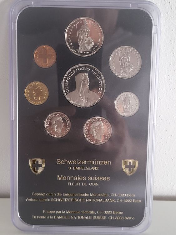 Münzsatz Schweiz 1996 Stgl. Stempelglanz (Neu und originalverpackt) in Wetzikon ZH für CHF 16 ...