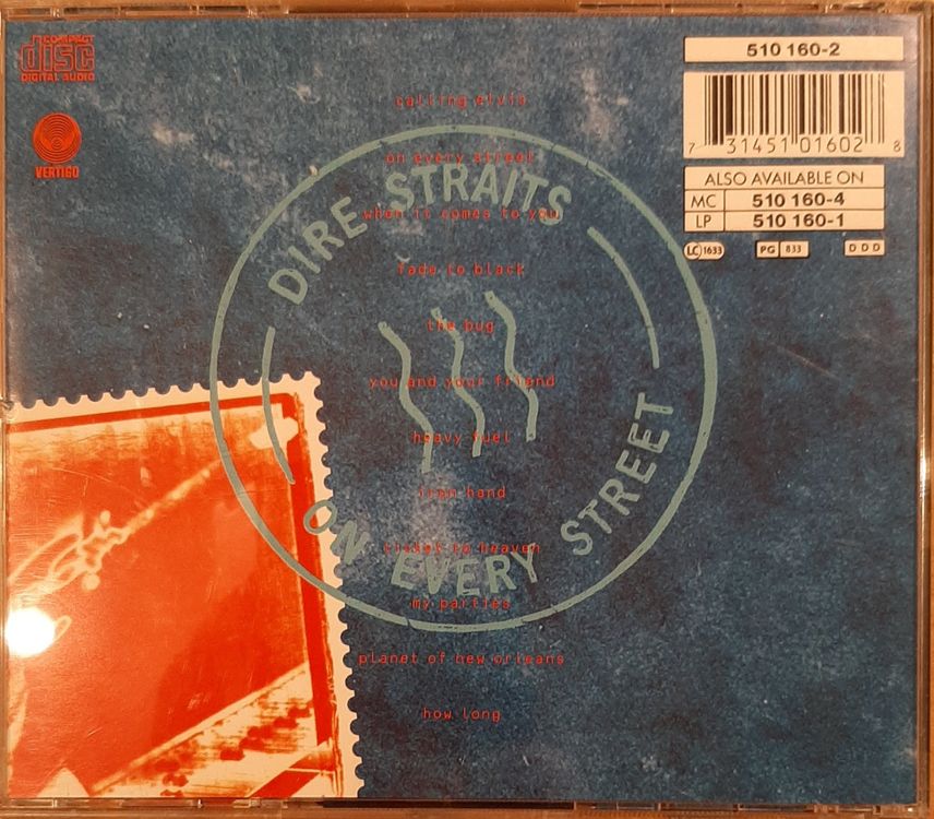 DIre Straits - On Every Street, UK Rock Album 1991 | Kaufen auf Ricardo