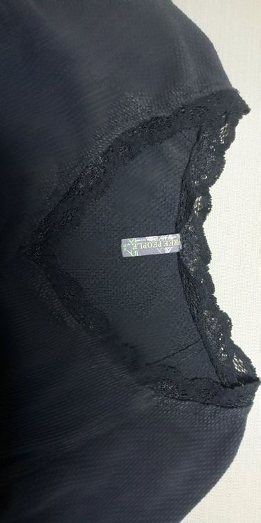 Free People Thermo Shirt mit Spitzen S M zu Nile (Gebraucht) in St ...