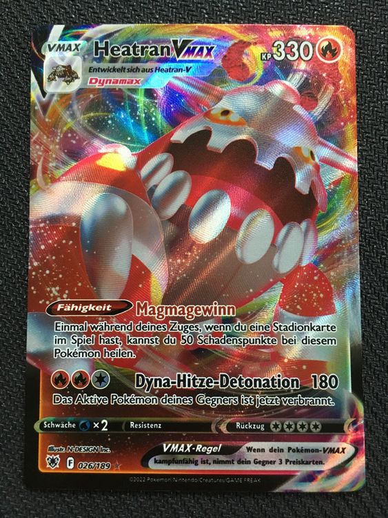 Astralglanz 026/189 Heatran Vmax -DE- (Neu (gemäss Beschreibung)) in ...