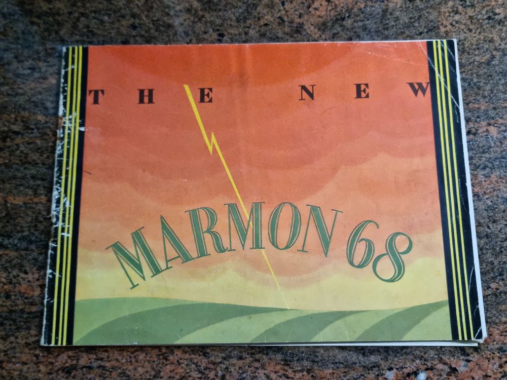 Prospekt The new MARMON 68 Oldtimer | Kaufen auf Ricardo