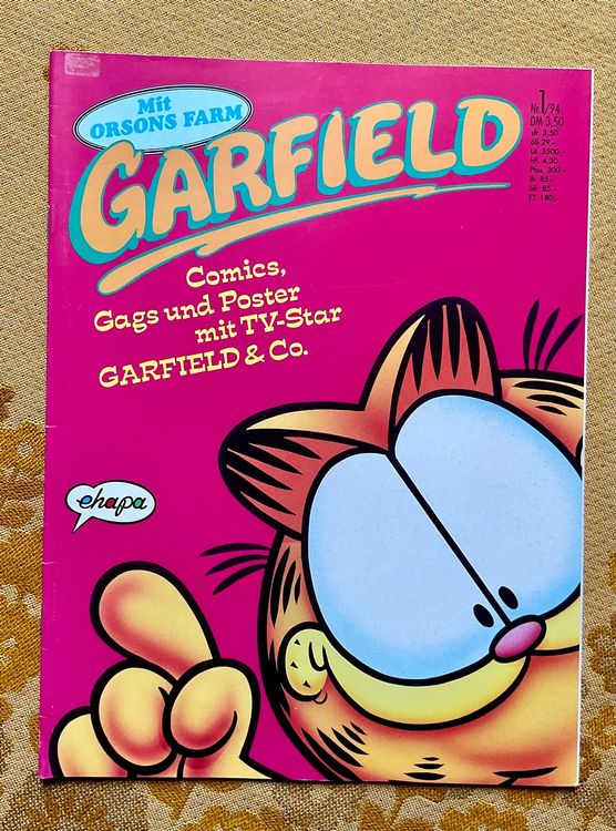Garfield Heft Nr 1 von 1994 | Kaufen auf Ricardo