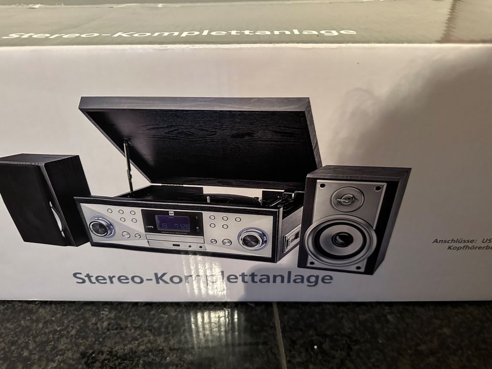 Dual Musikanlage mit Schallplattenspieler (Neu und originalverpackt) in ...