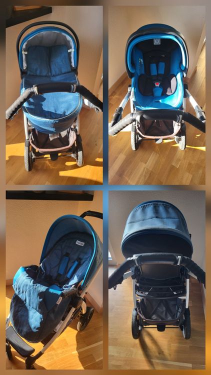 Poussette Peg-Pérego trio Book plus 51 avec accessoires (D'occasion) à ...