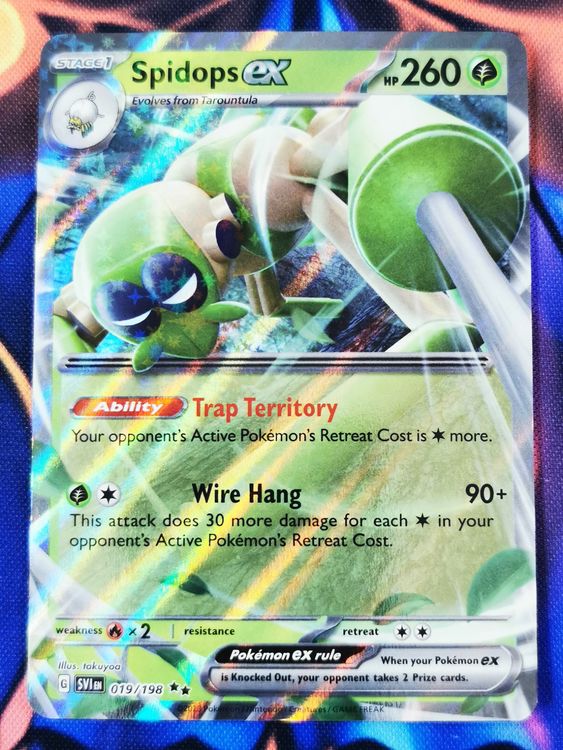 Pokemon Spidops Ex 019/198 Scarlet & Violet Base EN | Kaufen auf Ricardo