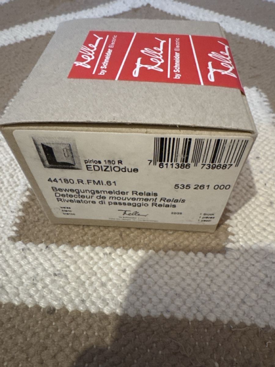 Feller pirios 180 R FMI.61 Bewegungsmelder Relais, Neu (Neu und ...