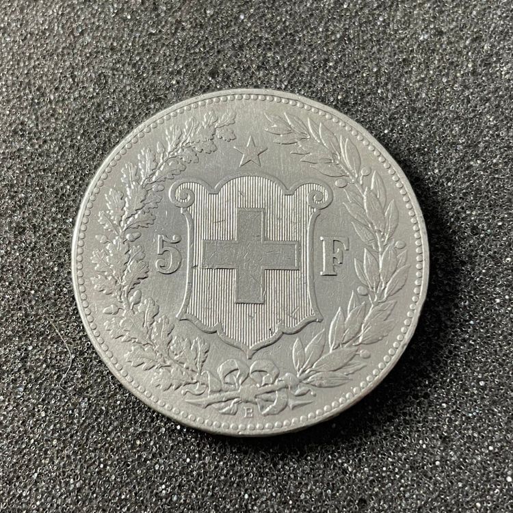 5 Franken Silber Frauenkopf 1890 | Kaufen auf Ricardo