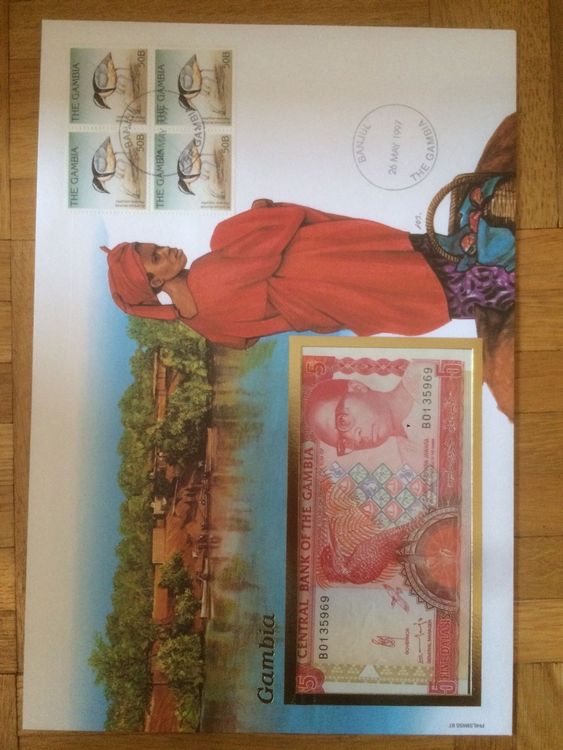 Banknotenbrief Gambia (Neu und originalverpackt) in Muralto für CHF 4.95 – mit Lieferung auf ...