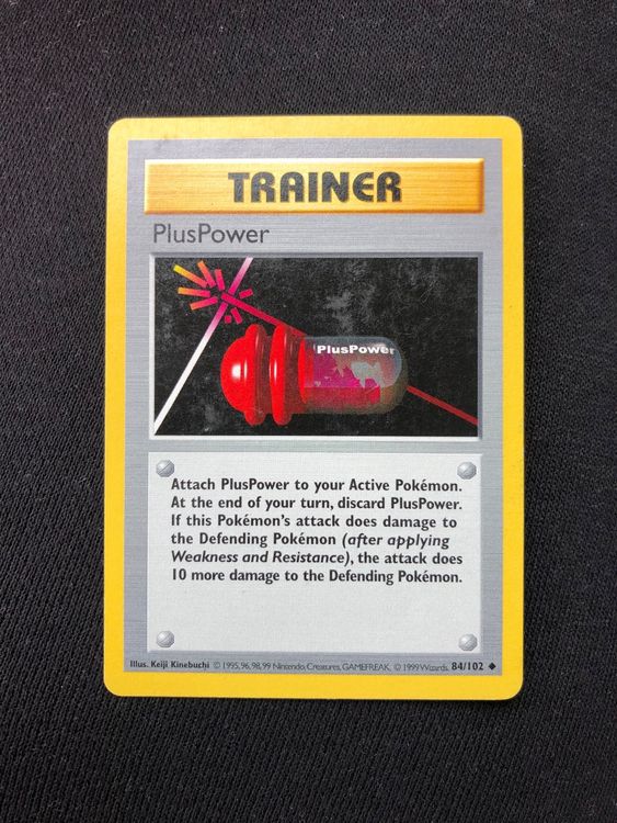 Base Set Shadowless PlusPower 84/102 Ab 1 | Kaufen auf Ricardo