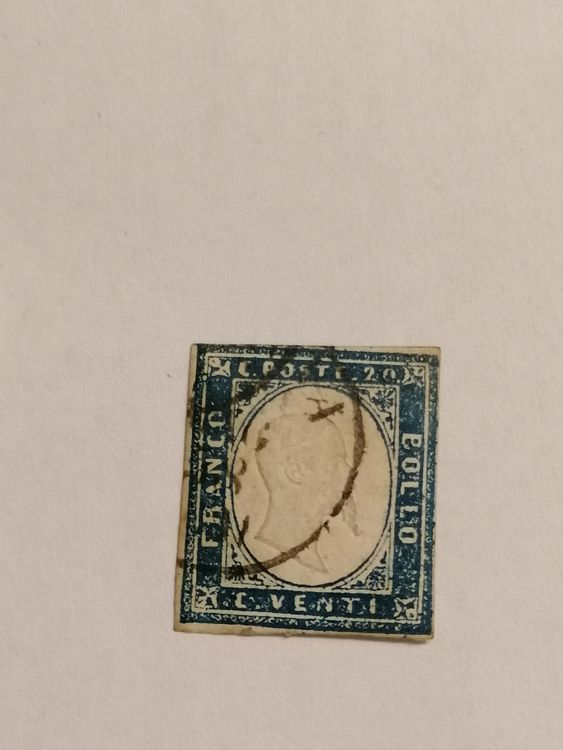 Alt Italien Sardinien Franco Bollo 1862, 20 Cent | Kaufen auf Ricardo