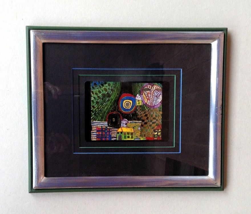 Hundertwasser Friedensreich, Kunstdruck gerahmt (Gebraucht) in Alpnach Dorf für CHF 65 – mit ...