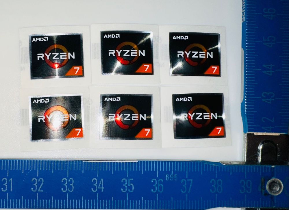 AMD RYZEN 7 AUFKLEBER ¦ STICKER | Kaufen auf Ricardo