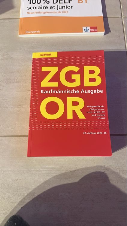 ZGB/OR Kaufmännische Ausgabe, 22. Auflage 2025/26 (Neu (gemäss ...