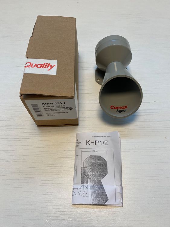 Signal Hupe mit Trichter Comax Signaltechnik AG | Kaufen auf Ricardo