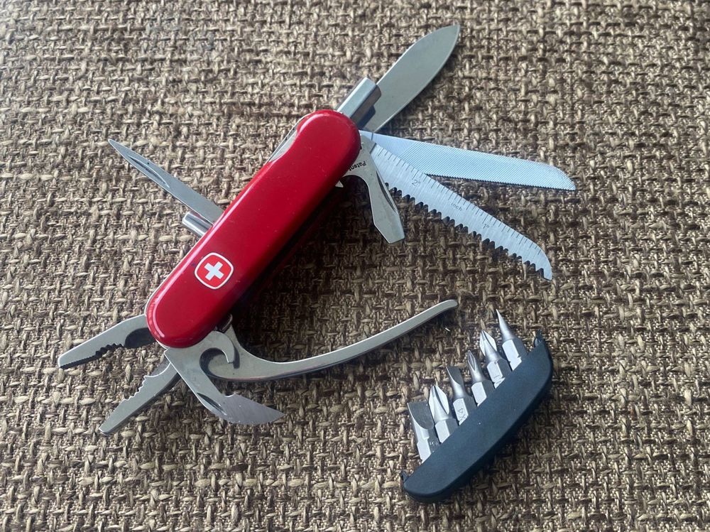 Grosses Sackmesser WENGER Multi Tool mit Zange RARITÄT (Gebraucht) in ...