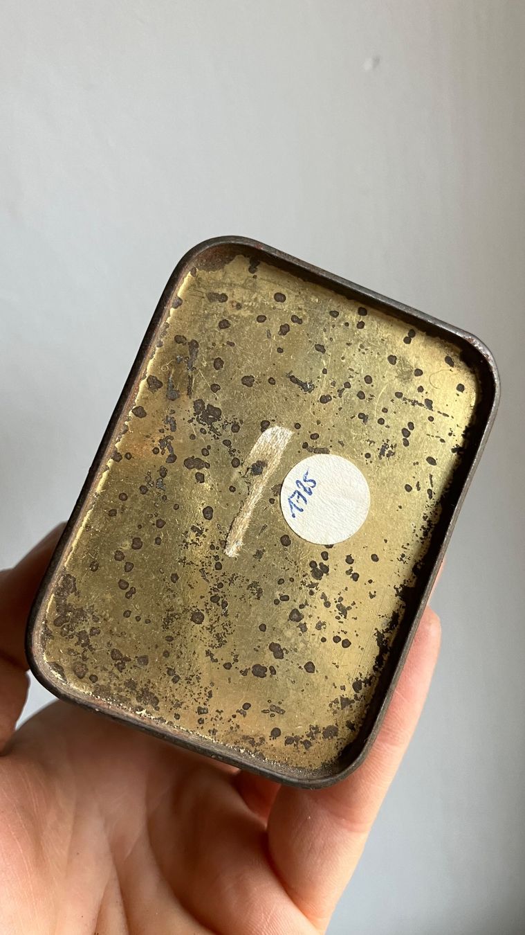 Blechdose Boite Gyraldose médecine médicament ancien vintage (D ...