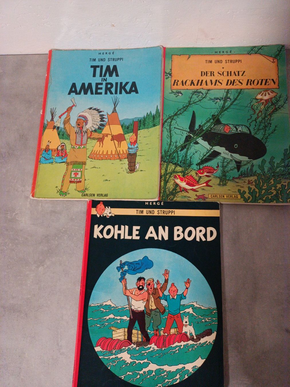 Tim und Struppi Comic 4. und 6. Auflage (Gebraucht) in Kaisten für CHF 10 – nur Abholung auf ...