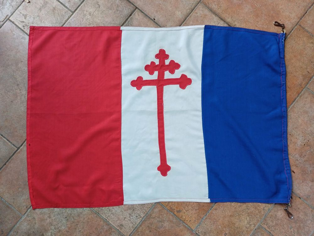 Drapeau français à croix de Lorraine. | Kaufen auf Ricardo